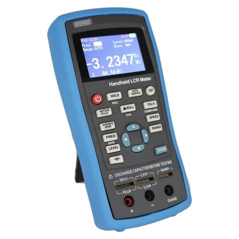 ET432 Digital LCR Meter 100KHz 0.2% Accuracy Portable USB Resistor ...