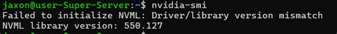 第一篇Ubantu显卡驱动和内核的坑之Ubantu显卡驱动和库冲突的解决Failed to initialize NVML Driver library version