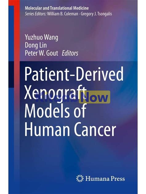 Patient Derived Xenograft Models Of Human Cancer Kitaabnow