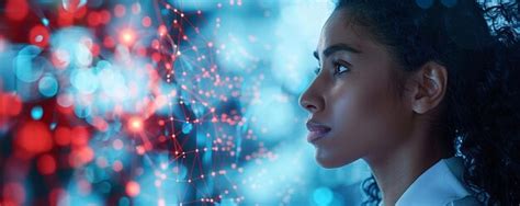 premium photo ai algorithms analyzing electronic health background