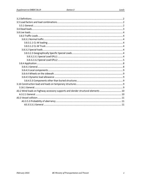 Supplement To Chbdc S6 19 Section 3 Pdf Bridge Civil Engineering