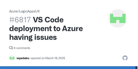 Vs Code Deployment To Azure Having Issues · Issue 6817 · Azure