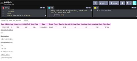 Health Data Interface Devpost Health Data Interface Devpost