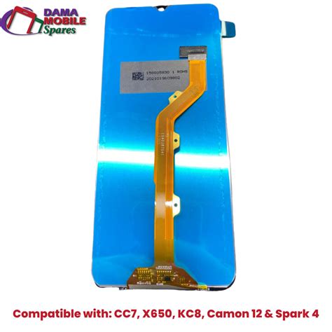 TECNO CC7/X650/KC8/CAMON 12/SPARK 4 COMP - Dama Mobile Spares