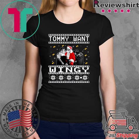 Tommy Want Wingy Christmas T Shirt