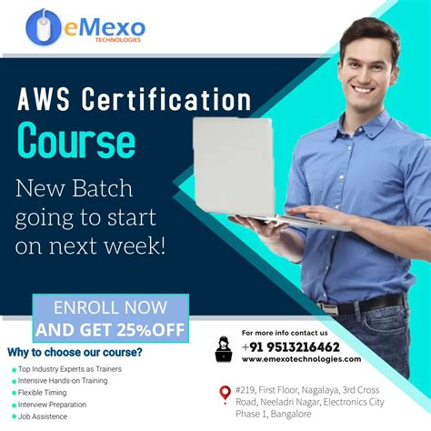 Emexo Technologies On Linkedin Discover The Potential Of Aws Course In Electronic City With Emexo