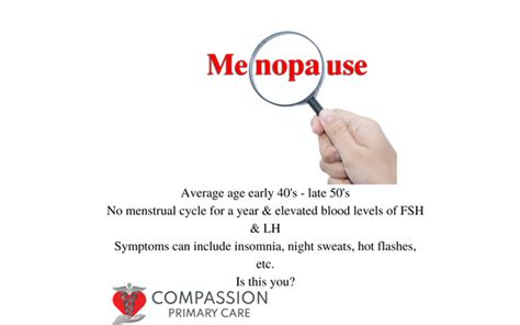 Questions About Menopause By Compassion Primary Care In Tampa Fl Alignable