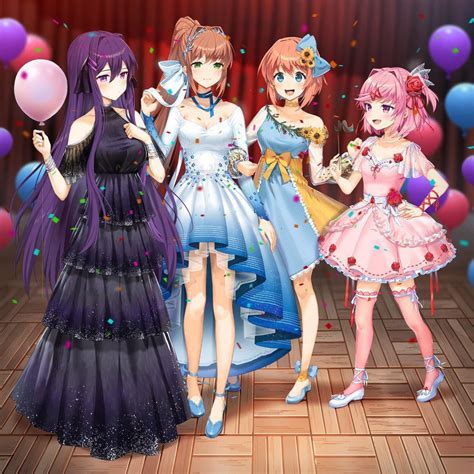 Happy 6th Anniversary Ddlc And Happy Birthday To Monika 🎉🎂🥳🎈🎊🎁 R Ddlc
