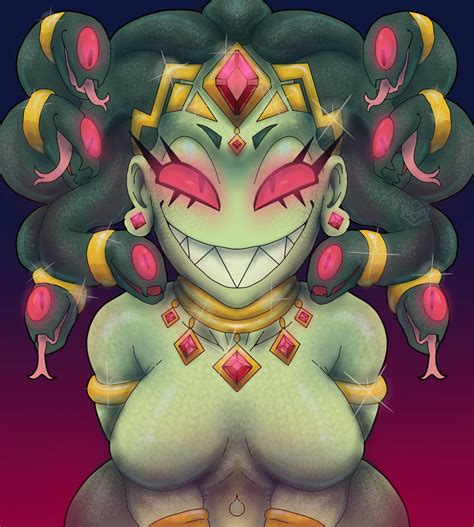 Glaring Gorgon By Bangboodoragon On Deviantart