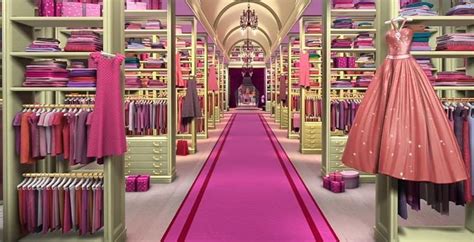 Barbie Room Inspiration Pink And Gold Closet Dream House Closet Barbie Dream House Barbie