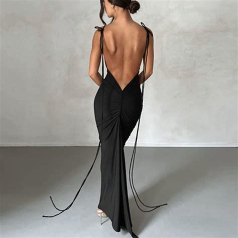 Super Low Cut Back Dresses