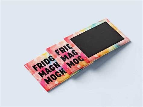 6 Free Rectangle Fridge Magnet Mockup Psd Files Good Mockups