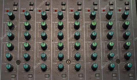 Fader Mixer Stock Photo Tonsound