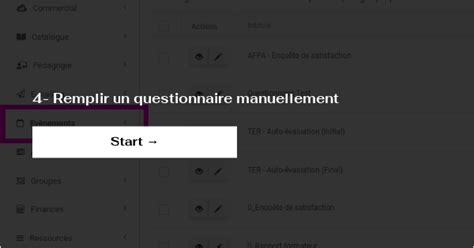 4 remplir un questionnaire manuellement