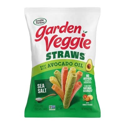 Sensible Portions Garden Veggie Straws Sea Salt With Avocado Oil 6oz