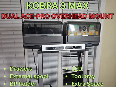 🧞‍♂️ Anycubic Kobra 3 Max Dual Ace Pro Überkopfmontage・ Stl Datei Für 3d Druck・cults