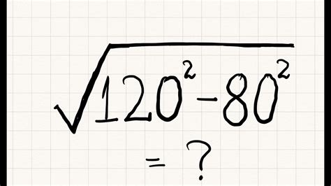 Square Root Problem Solve Without Calculator Youtube