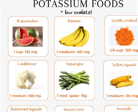 Potassium Food List Potassium Rich Foods High In Potassium Health