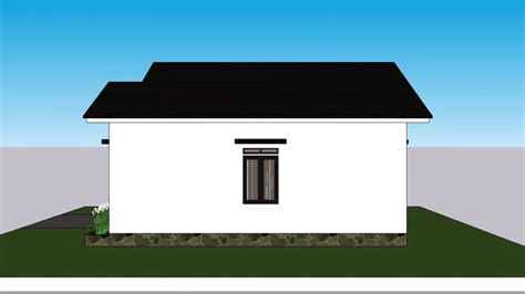 Tiny House Plan 6x8 Meter Home Design 20x26 Feet 2 Beds House Plans 3d