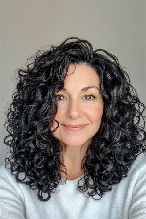 19 Stylish Curly Haircuts For Women Over 50 Creativebooster