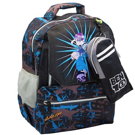 کوله پشتی مشکی ابی طرح بن تن Ben10 مجد مارکت
