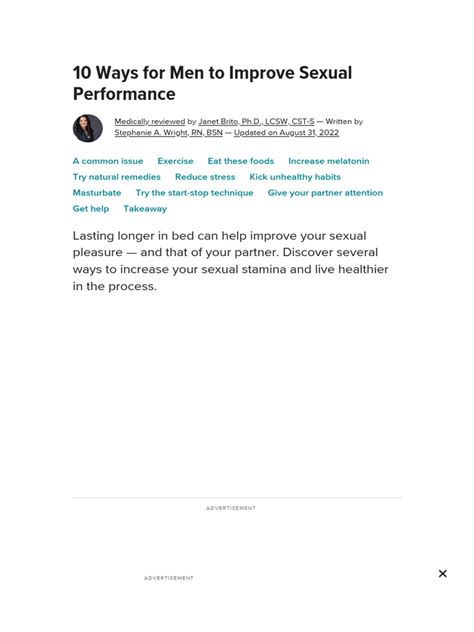 How To Increase Sexual Stamina And Performance Pdf Masturbation