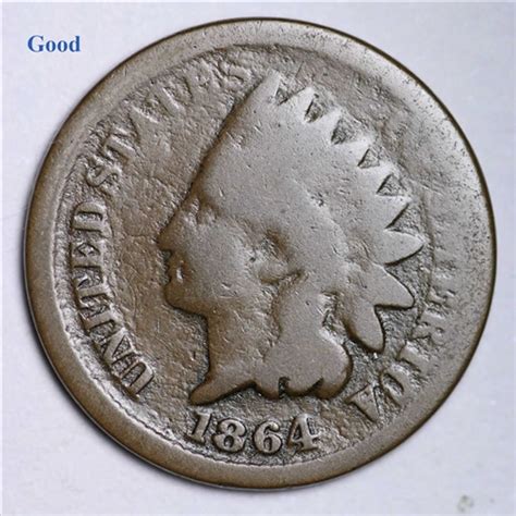 1864 L Indian Head Penny Indian Head Cent Coins For Sale