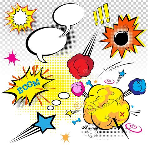 Comic Book Expressions Stock Vector Illustration Of Humour 58484641