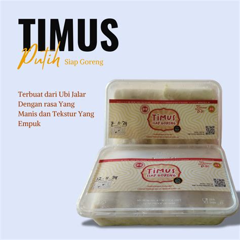 Jual Timus Putih Ubi Frozen Merk D9 Asli Khas Semarang Shopee Indonesia