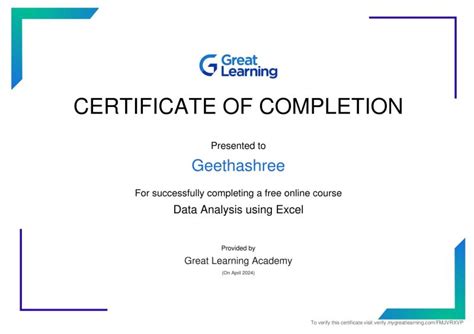 Geethashree Gowda On Linkedin Dataanalysis Excelcertification