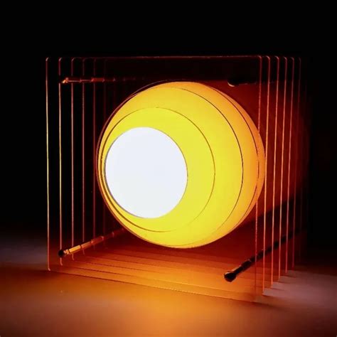 Diy 아크릴 천층 램프 달 램프 데스크탑 장식 서스펜션 분위기 조명 방 소품 홈 데코 야간 조명 선물 참신한 조명신규