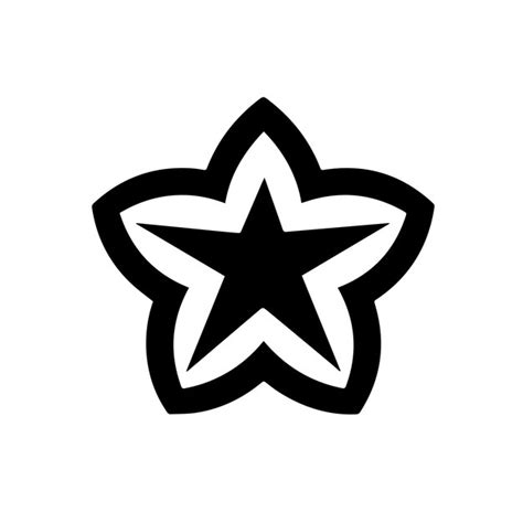 Star Clip Art Black And White Printing