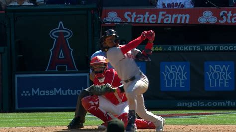Ceddanne Rafaela Drives In Two Runs With A Single 04 07 2024 Boston