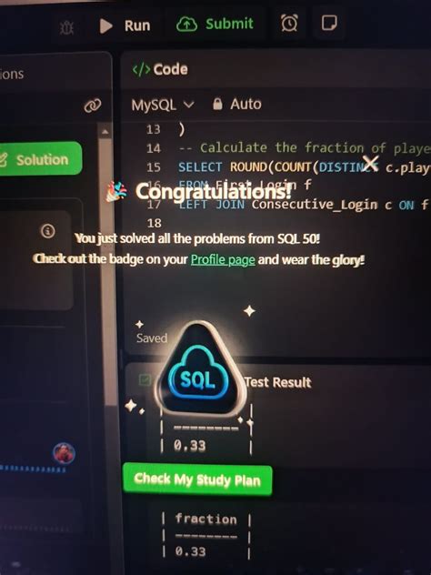 Sql Dataanalysis Learningjourney Skilldevelopment Achievement