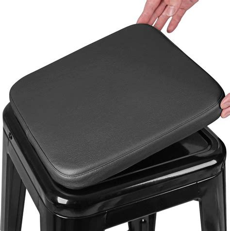 Sinosso Leathaire Coussin De Tabouret De Bar Moderne En Similicuir