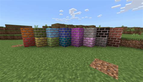 Colorful Bricks Add On Mcdl Minecraft Addons