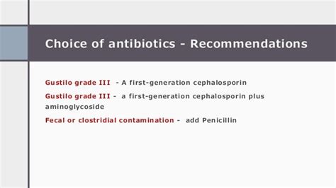 Antibiotic Usage In Open Fracture Management Pptx