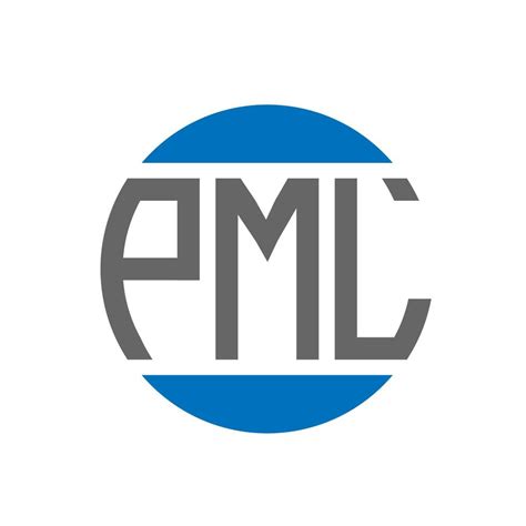 Pml Letter Logo Design On White Background Pml Creative Initials