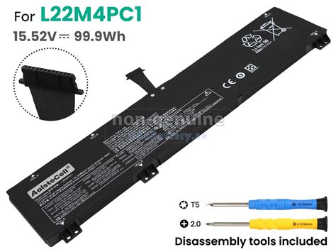 Lenovo Legion Pro 5 16arx8 82wm003kph Replacement Battery Uaebattery