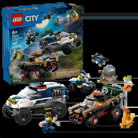 Lego City 60449 Off Road Police Car Chase Onthuld Vanaf Maart