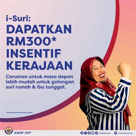 Daftar I Suri Kwsp 2026 Boleh Dapat Insentif Rm300 Setahun Carianterbaru