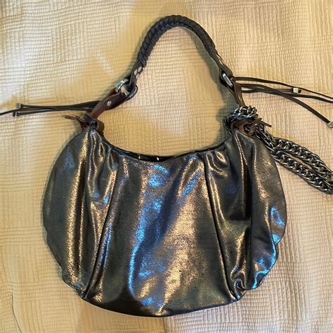 Pauric Sweeney Bags Pauric Sweeney Silver Metallic Le… Gem