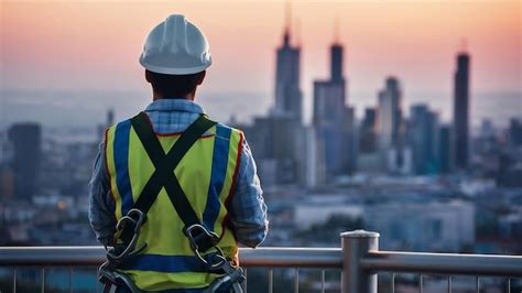 Premium Photo Working At Height Equipment Fall Arrestor Device For