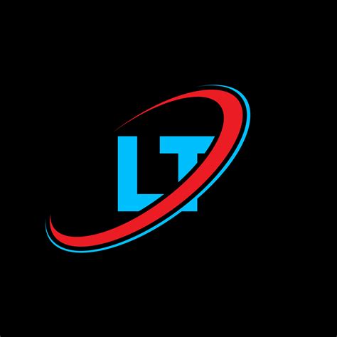 Diseño Del Logotipo De La Letra Lt Lt Letra Inicial Lt Círculo