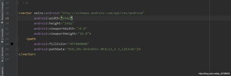 使用android Studio绘制xml文件中的pathdata矢量图android Xml Path Csdn博客