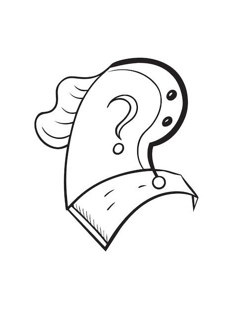 Question Mark Vector Illustration Doodle Line Art Premium Ai Generated Vector