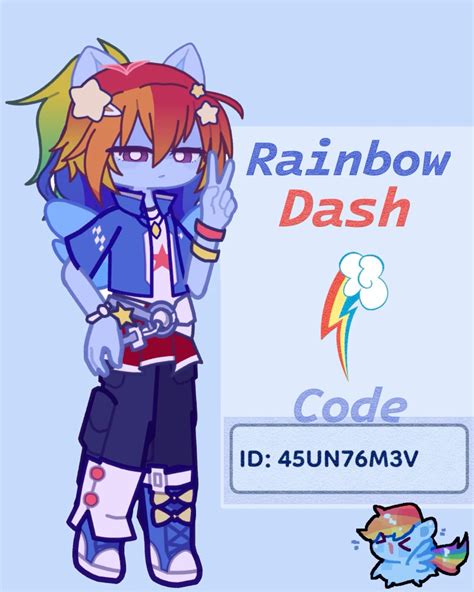 Rainbow Dash 🌈⚡️ Diseño De Personajes De Videojuego Personajes De My