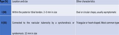 Geist Classification Of Os Tibiale Externum Download Scientific Diagram