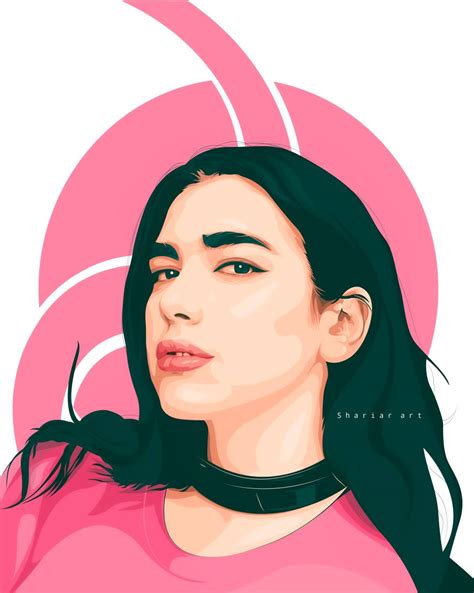 Dua Lipa L Vector Artwork By Shariararts On Deviantart