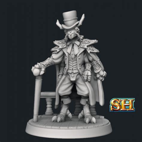 3d Printable Thri Kreen Nobleman By Stonehaven Miniatures